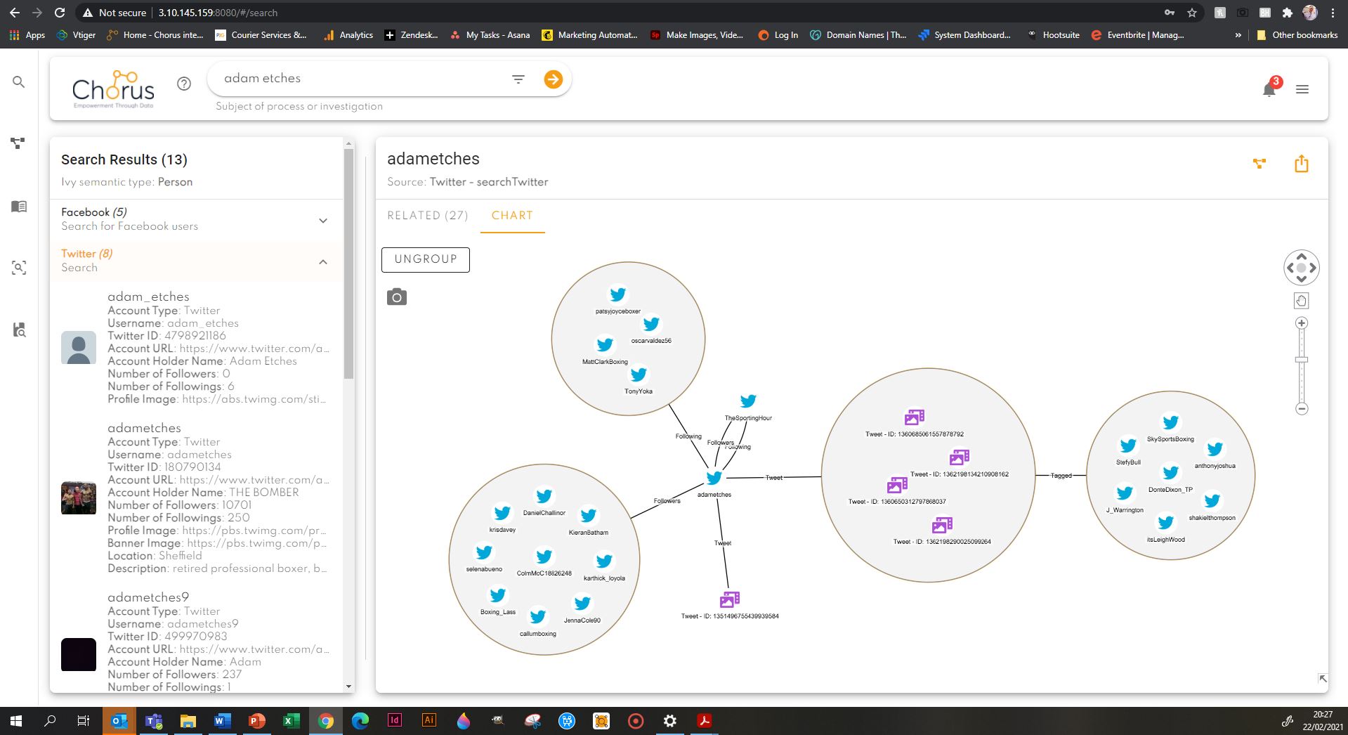 Open source Intelligence - Chorus