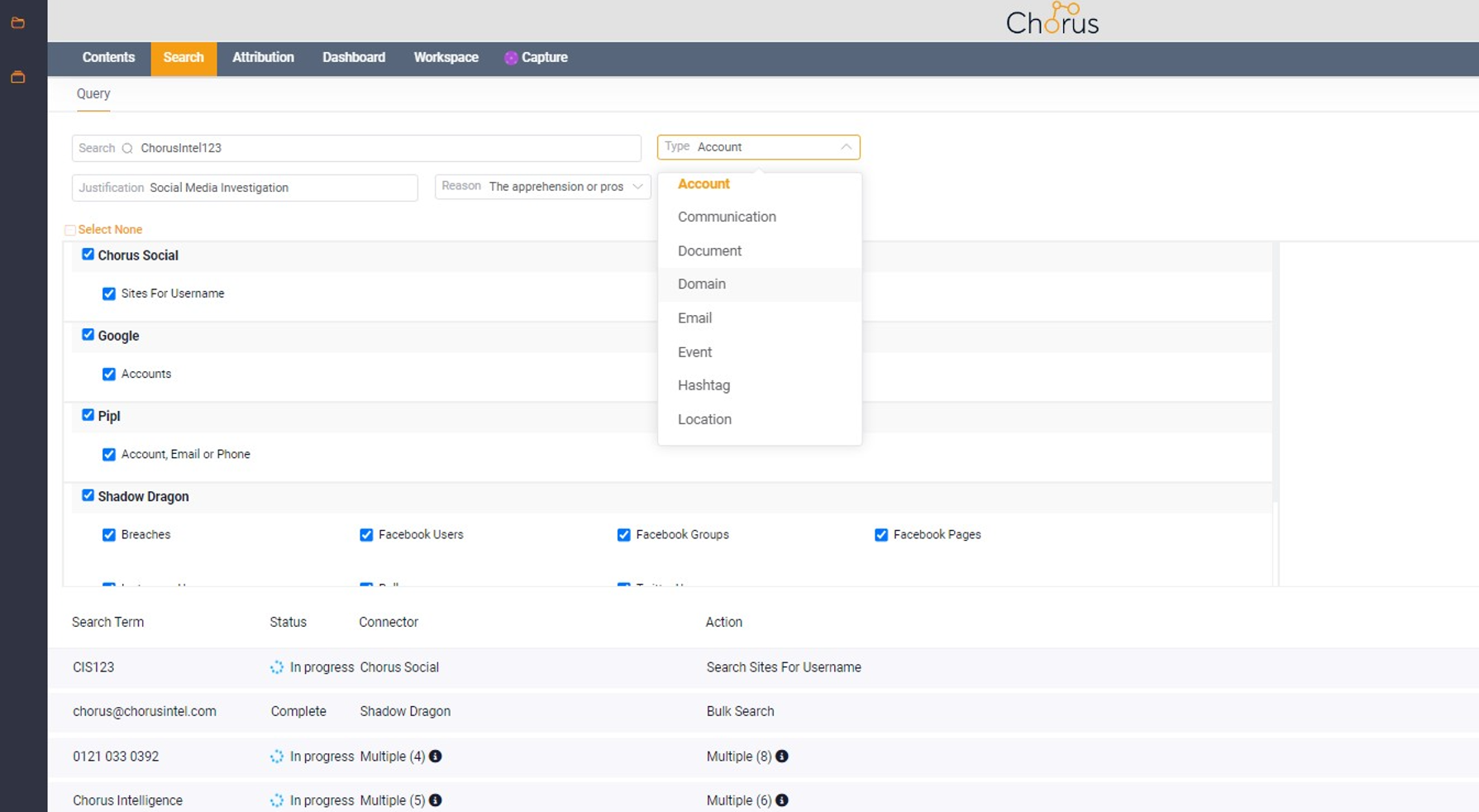 Federated Search & Enrichment